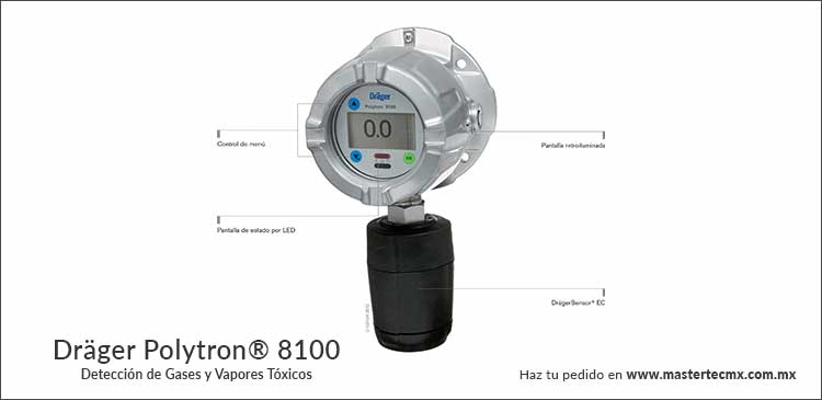 Dräger Polytron® 8100 EC | Detección de Gases Tóxicos | Mastertec